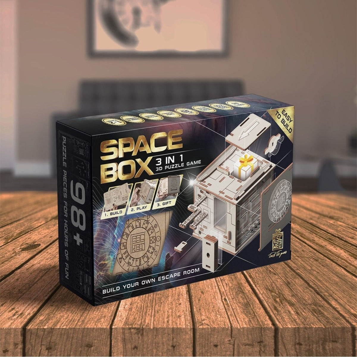 DIY Space Box Build and Solve 3D Puzzle Level 10 New2Play